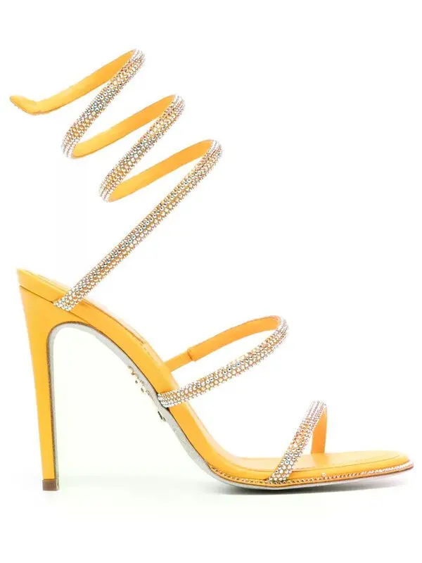 Rene Caovilla 110mm Cleo Crystal Sandals