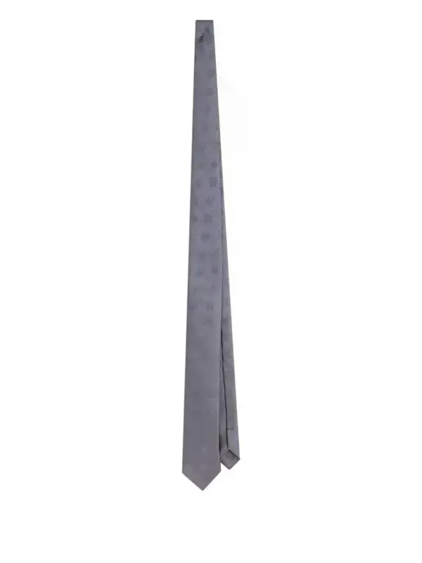 Dolce & Gabbana Silk Neck Tie - Grey