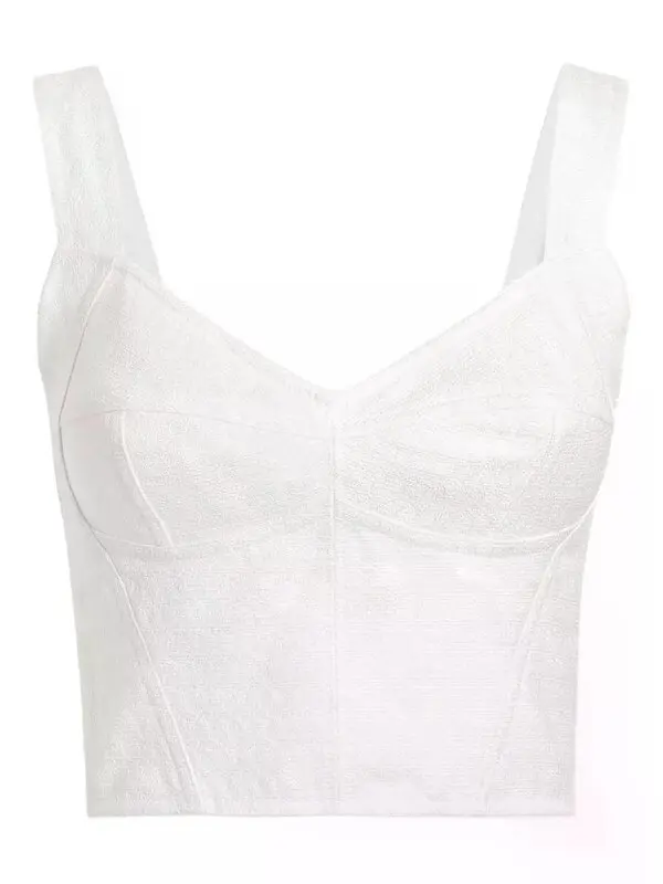 Dolce & Gabbana Corset-style Top - White