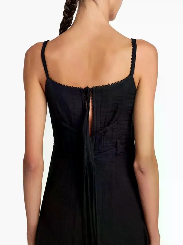 Proenza Schouler White Label Evelyn Midi Dress - Black