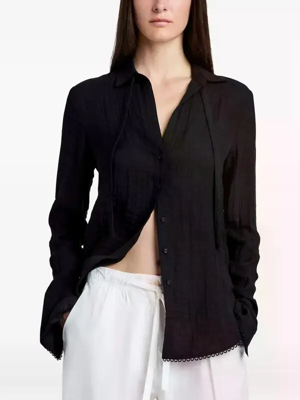 Proenza Schouler White Label Cami Shirt - Black