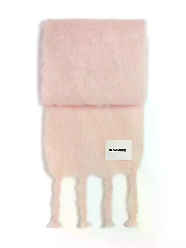 JIL SANDER Mohair-blend Scarf - Pink