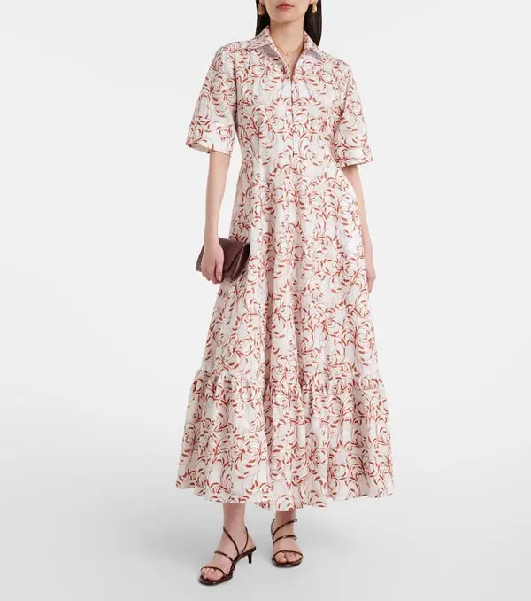 La DoubleJ San Pietro Printed Shirt Dress