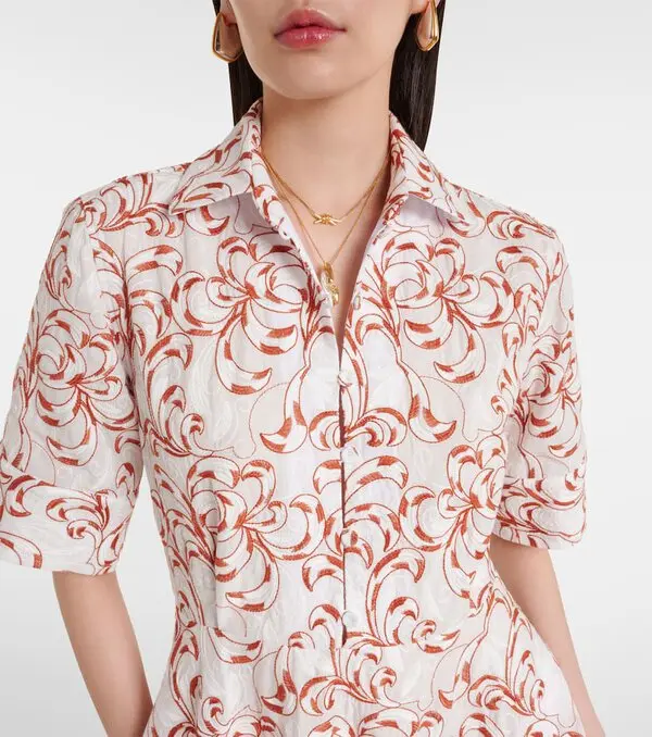 La DoubleJ San Pietro Printed Shirt Dress