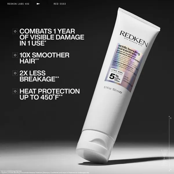 REDKEN Acidic Bonding Concentrate Trio: Shampoo, Conditioner & Treatment