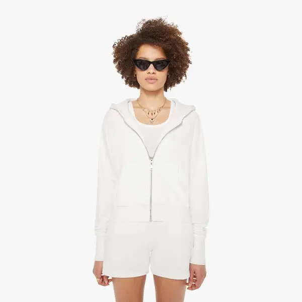 Sprwmn Shrunken Raglan Zip Up Hood Jacket