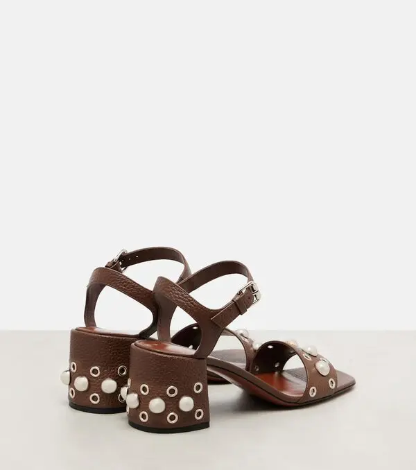 Valentino Garavani Nellcote Studded Leather Sandals