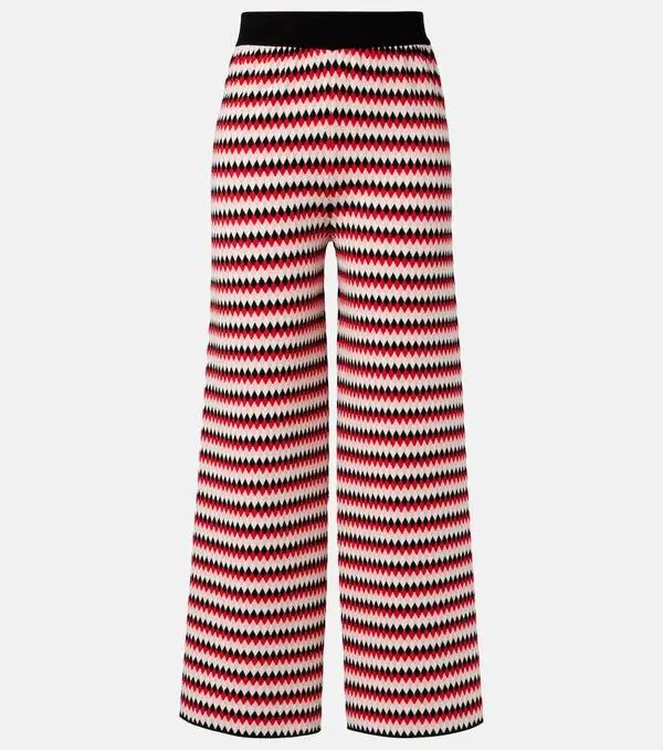 La DoubleJ Knitted Wide-leg Pants