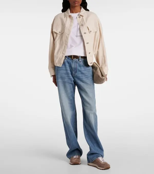 Brunello Cucinelli Suede Low Top Sneakers