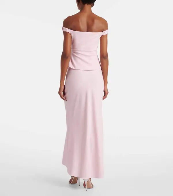THE SEI Draped Off-shoulder Corset