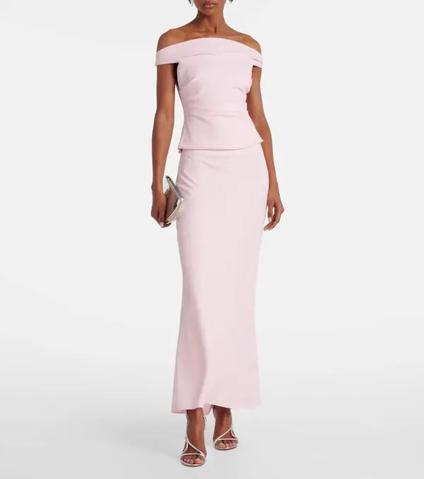 THE SEI Draped Off-shoulder Corset