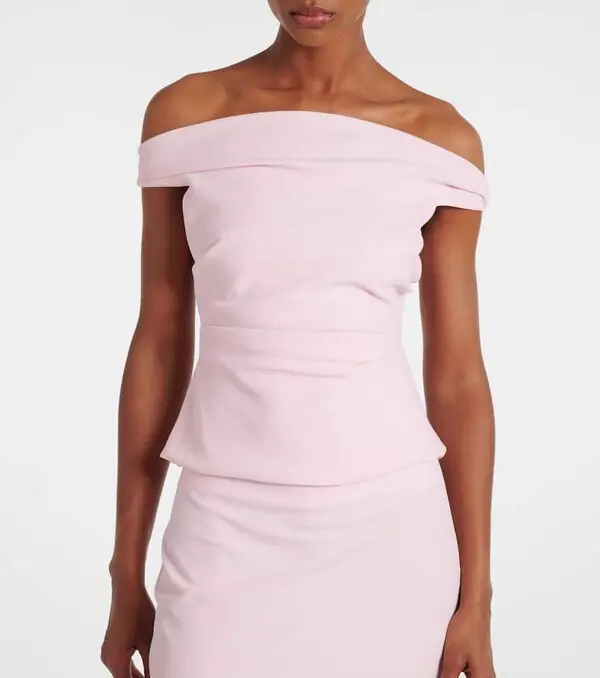 THE SEI Draped Off-shoulder Corset