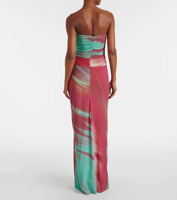 Simkhai Emma Printed Jersey Maxi Dress