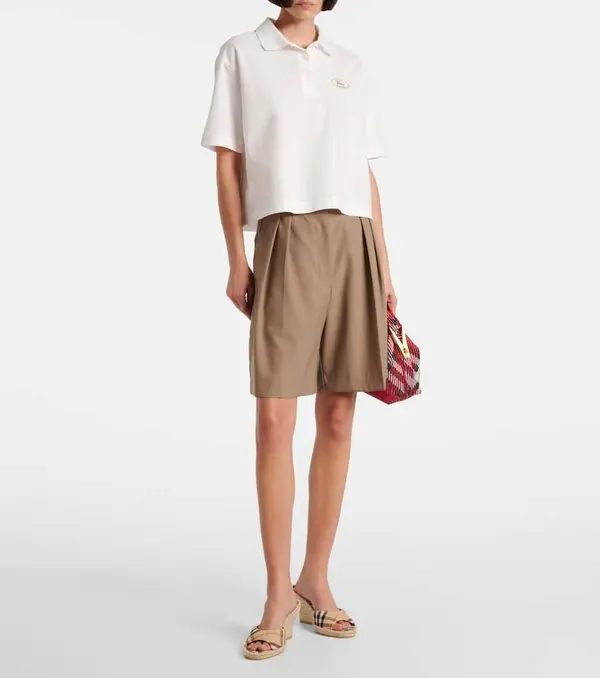 Burberry Check Espadrille Wedges