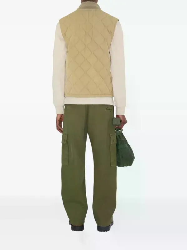 Burberry Quilted Gabardine Gilet - Neutrals