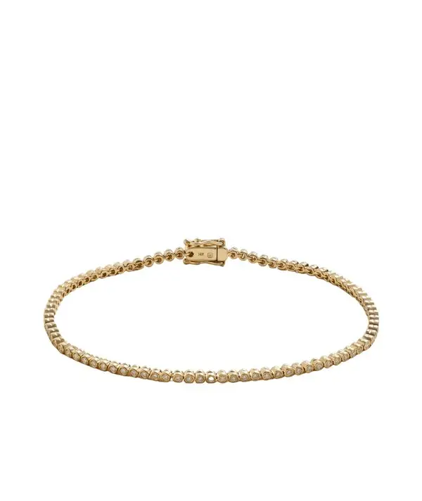 SYDNEY EVAN Eternity 14-karat Diamond Bracelet - Gold