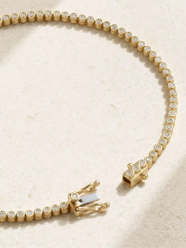 SYDNEY EVAN Eternity 14-karat Diamond Bracelet