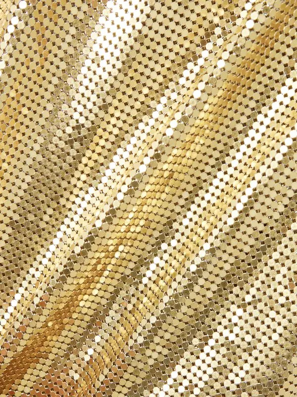 Rabanne Chainmail Mini Dress - Gold