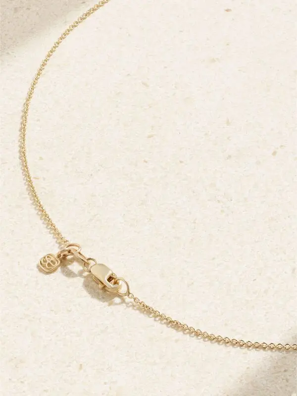 SYDNEY EVAN 14k Ruby Strawberry Pendant Necklace
