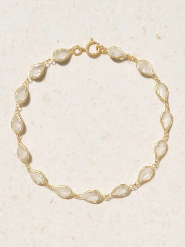 Jia Jia Chakra Gold Topaz Bracelet - Neutrals