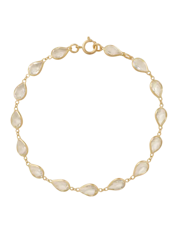 Jia Jia Chakra Gold Topaz Bracelet - Neutrals