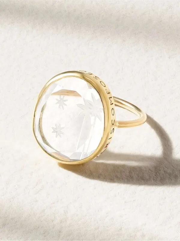 Pascale Monvoisin Alba 9-karat Crystal Ring - Gold