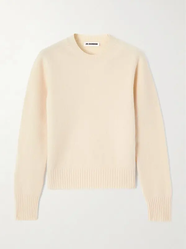 JIL SANDER Wool Sweater - Neutrals