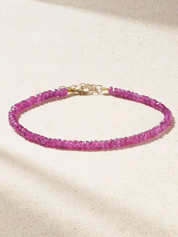 Jia Jia Star Gold Sapphire Bracelet - Purple