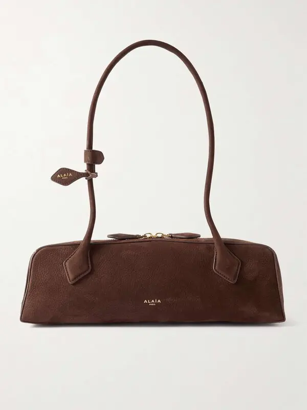 Alaïa - Le Teckel Medium Nubuck Shoulder Bag