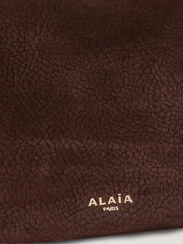 Alaïa Le Click Small Nubuck Shoulder Bag