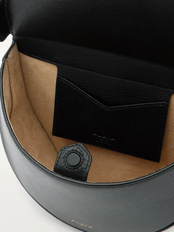 Alaïa Textured-leather Shoulder Bag - Black