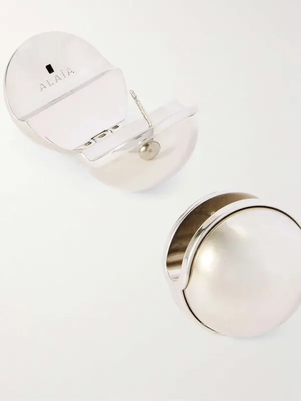 Alaïa Sphere Earrings - Silver