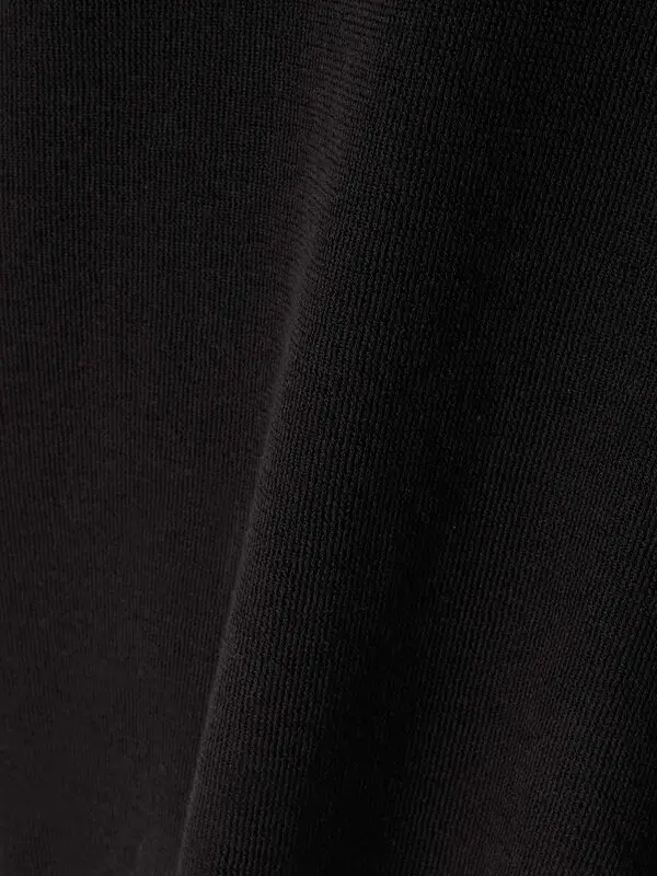 Alaïa Cropped Cotton-jersey T-shirt