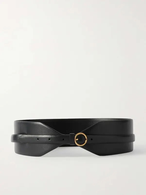 Alaïa Leather Waist Belt - Black