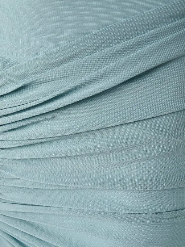 Alaïa Ruched Stretch-jersey Midi Dress
