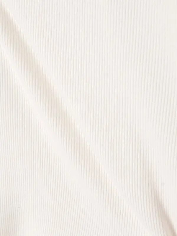 Alaïa Ribbed-knit Bodysuit - Neutrals