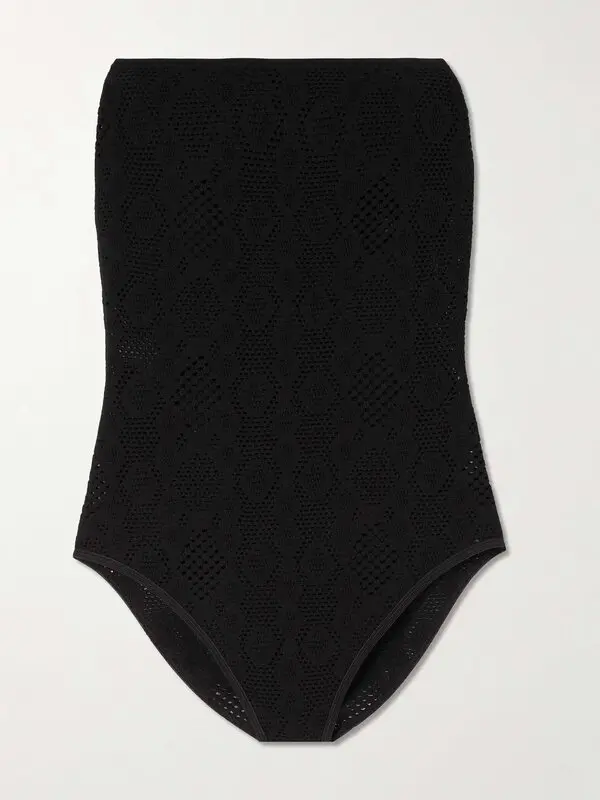 Alaïa Pointelle-knit Bodysuit