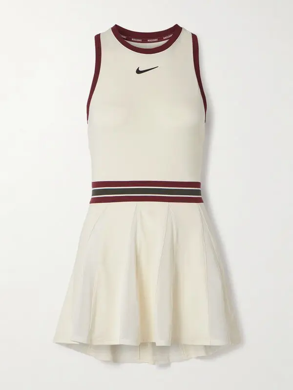 Nike Court Slam Dri-Fit Tennis Dress In Ivory - 20% Off | Editorialist