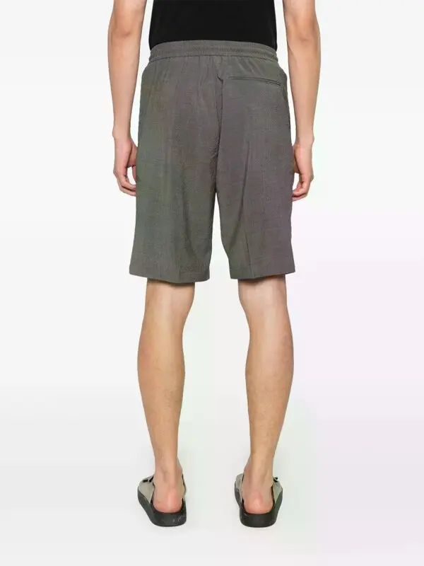 Paul Smith Seersucker Straight-leg Shorts - Grey