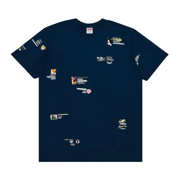 Supreme Upset Tee 'indigo - Blue