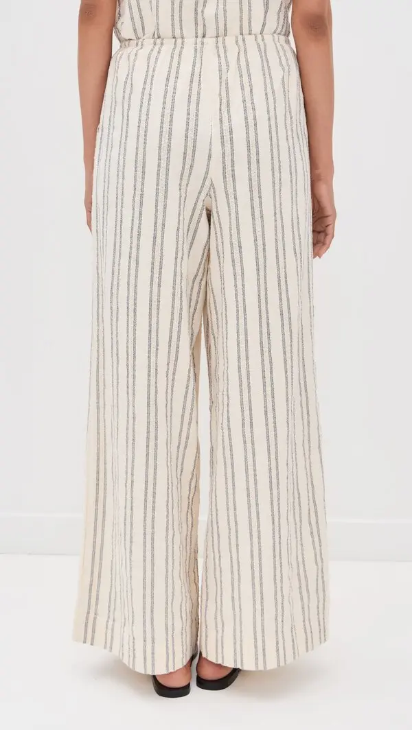 Z Supply Soleil Stripe Pants - Sea Salt