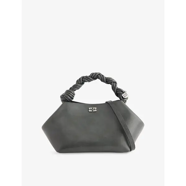 GANNI Small Leather-blend Top-handle Bag