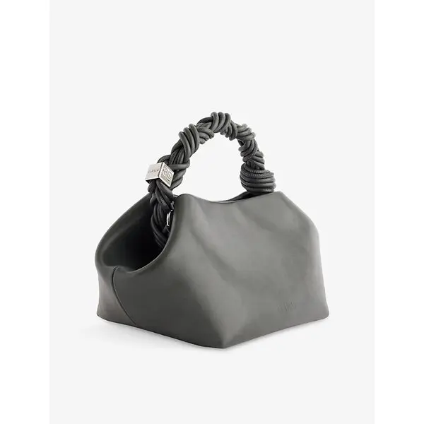 GANNI Small Leather-blend Top-handle Bag