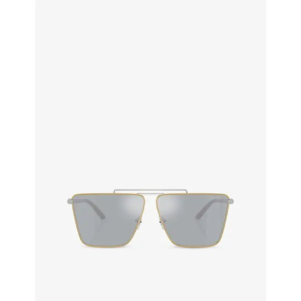Versace Ve2266 Square-frame Sunglasses - Gold