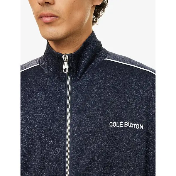 COLE BUXTON Logo-print Woven Track Jacket