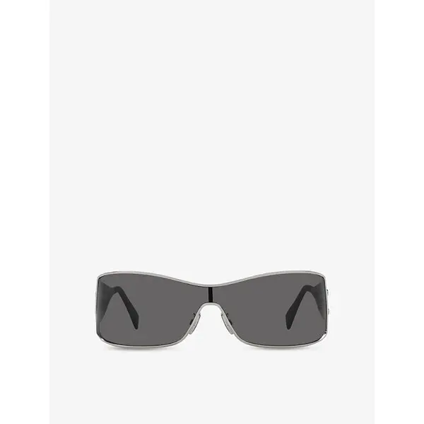 Celine Metal Triomphe Shield Sunglasses - Grey