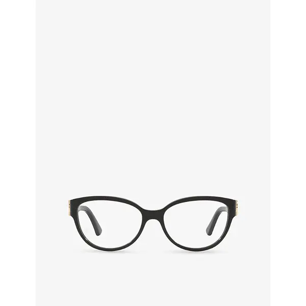 CARTIER Acetate Optical Cat Eye Frame Glasses - Black