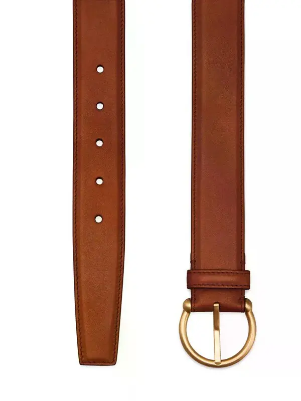 Thom Browne Round Buckle Belt - Brown