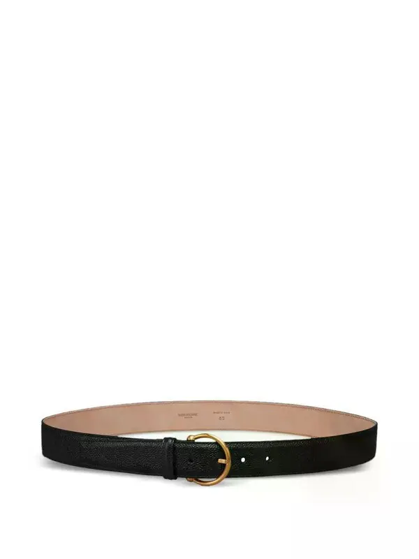 Thom Browne Leather Belt - Black