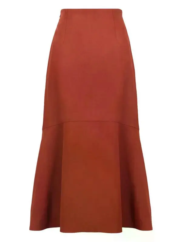 Agnona Button-fastening Midi Skirt